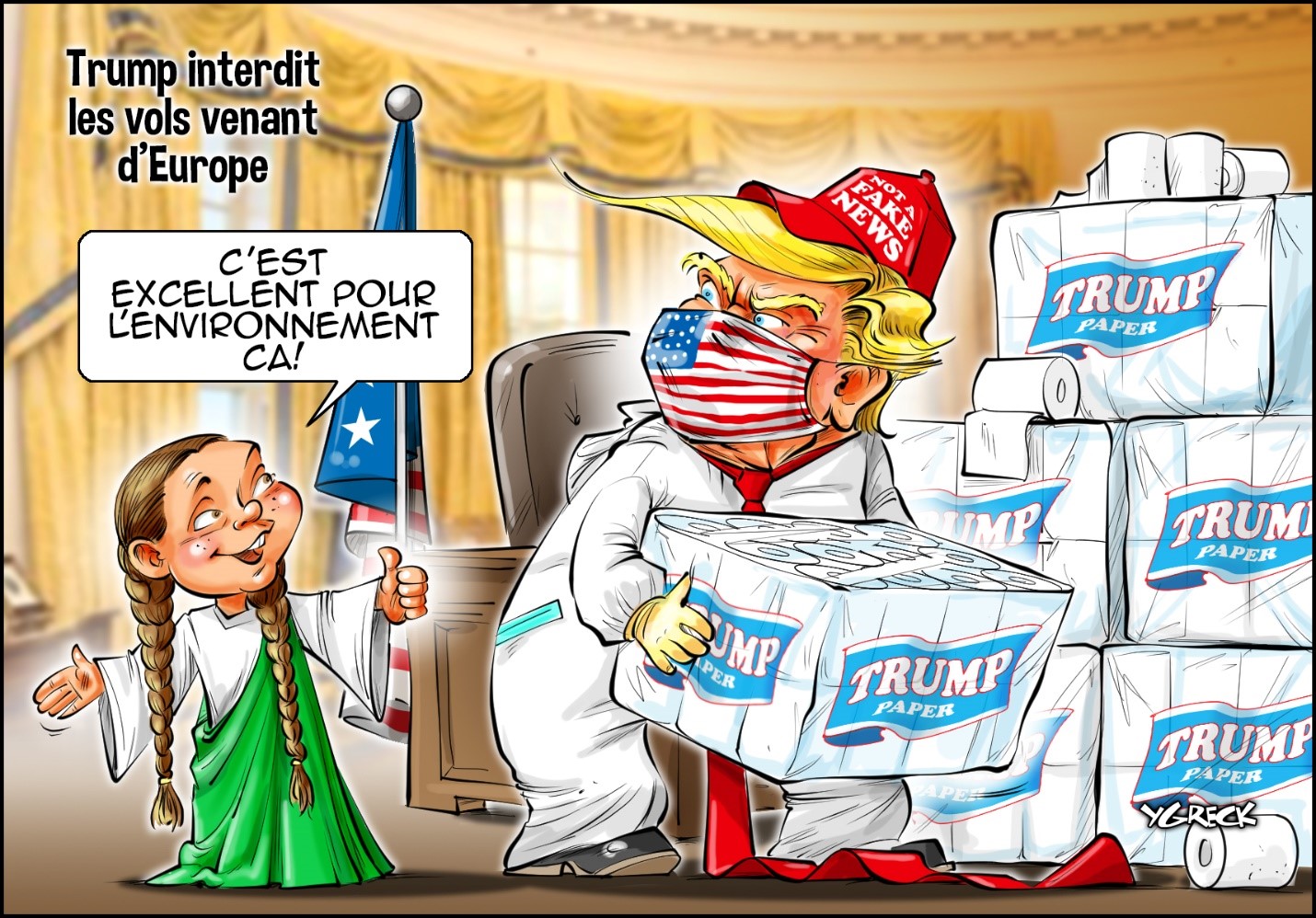 Mr. Yannick Lemay’s cartoon on coronavirus – Bambi's Afkar